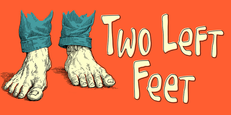 Two Left Feet Font