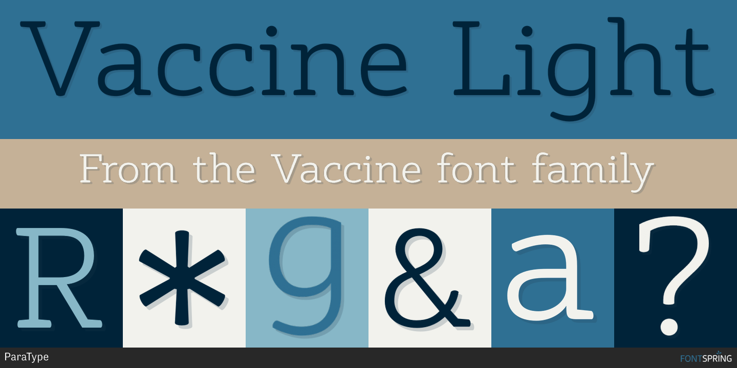 Fonts similar to Vaccine