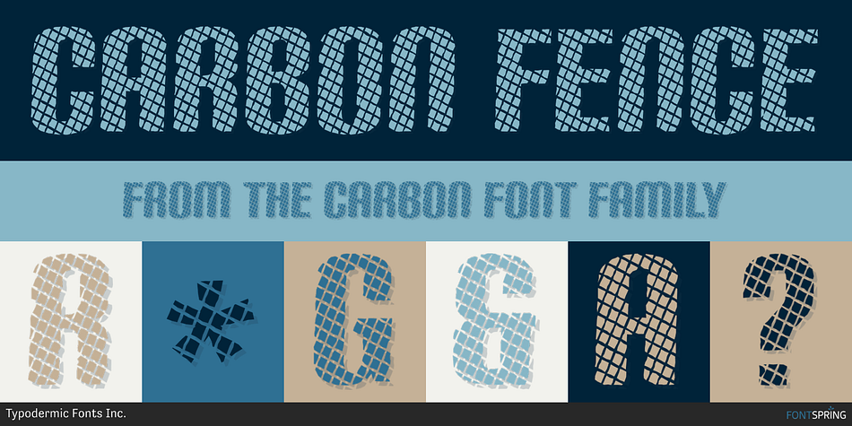 Carbon Fence Font