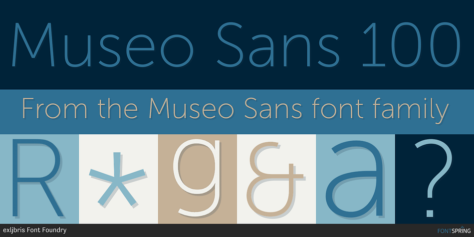 Museo Sans 100 Font
