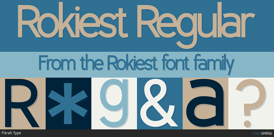 Rokiest Regular Font