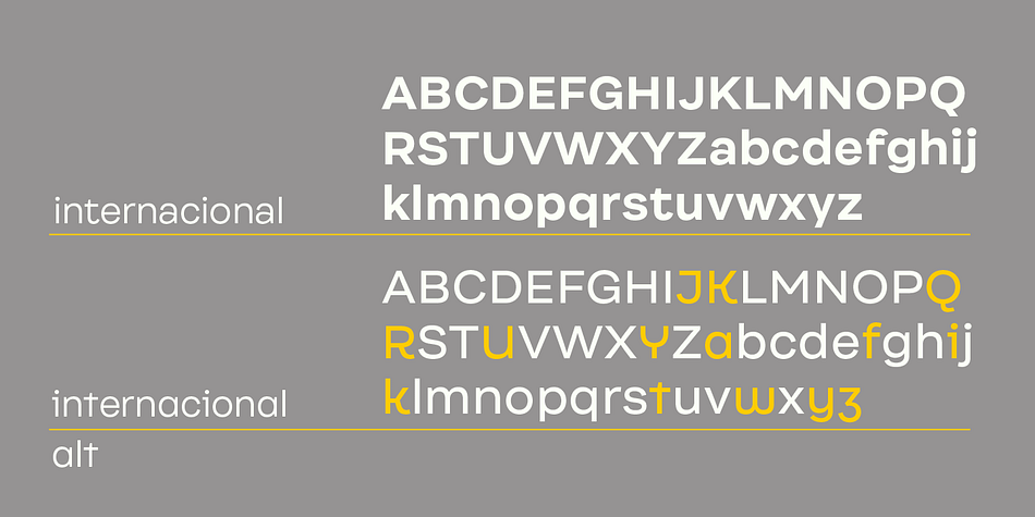 Internacional Font