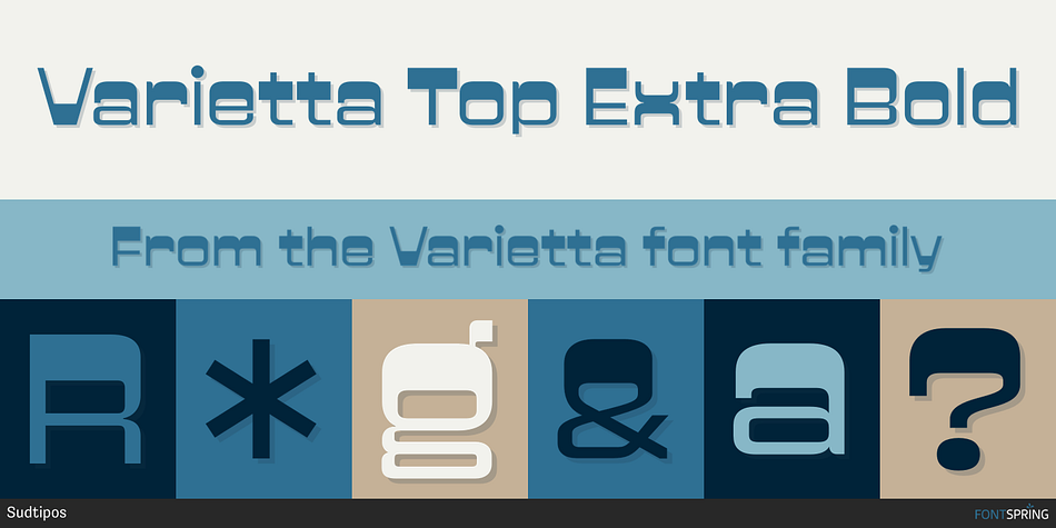 Varietta Top Extra Bold Font