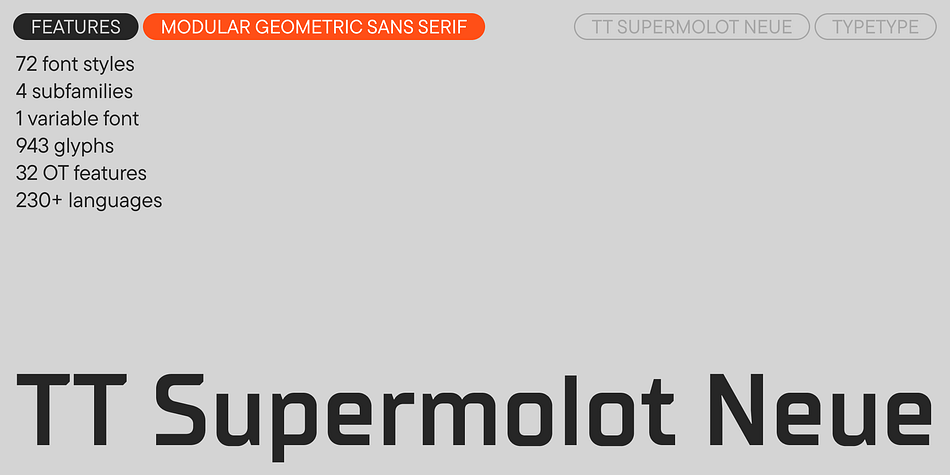 TT Supermolot Neue Font