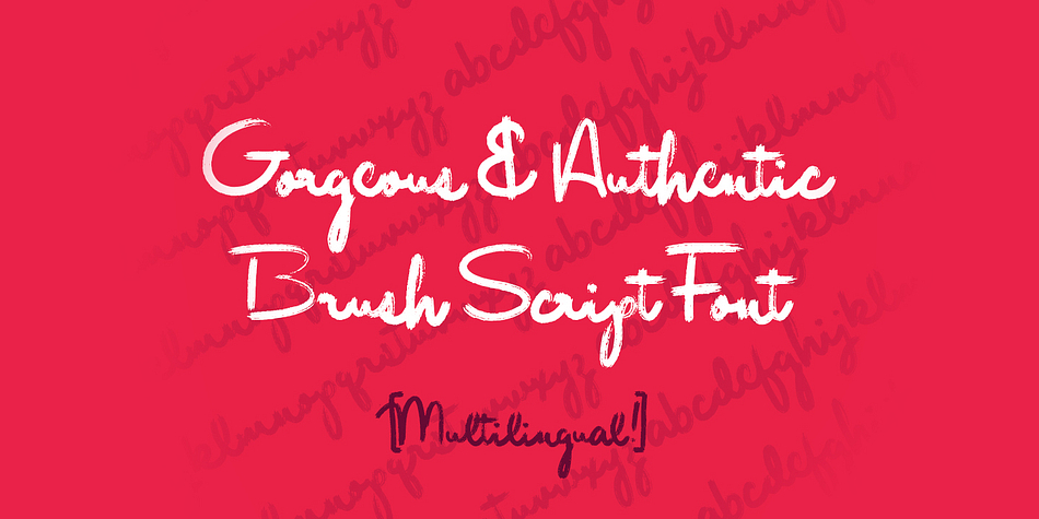 Rough Brush Script Font