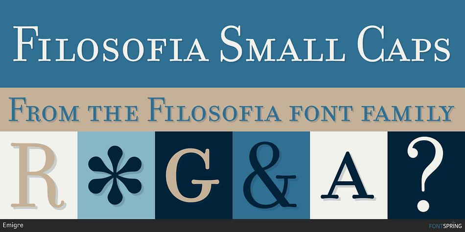 Filosofia Regular Font