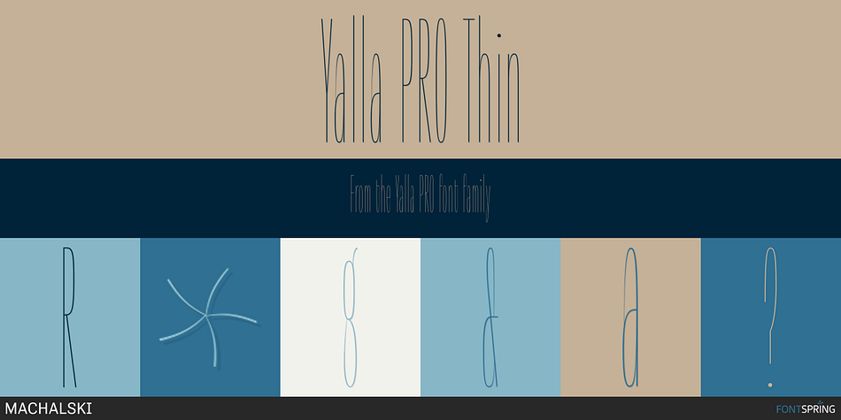 Yalla PRO Thin Font