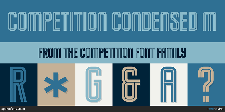 Competition Condensed M Font