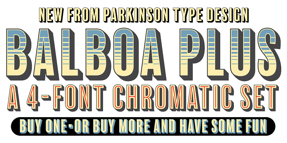 Balboa Plus Font