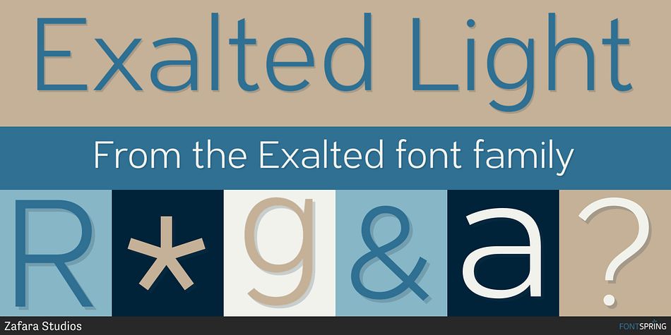 Exalted Light Font