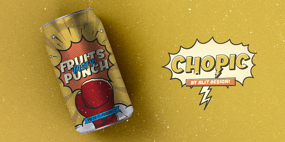 CHOPIC Comic Typeface Font