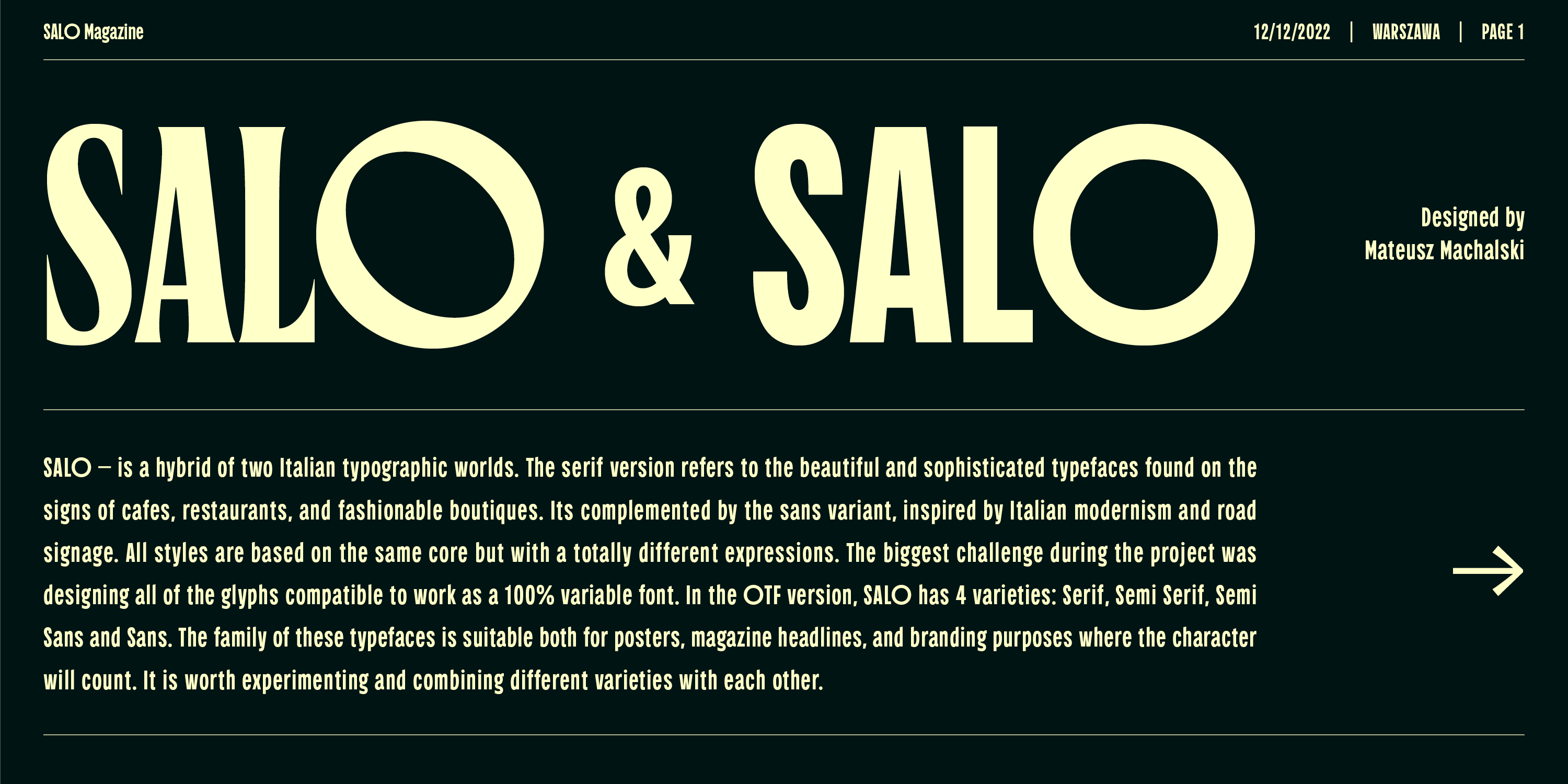 SALO Font