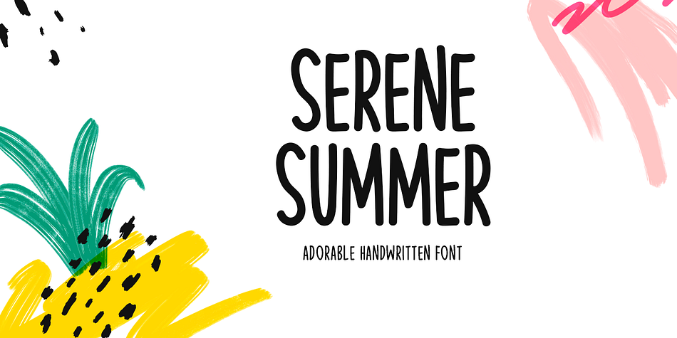 Serene Summer Font