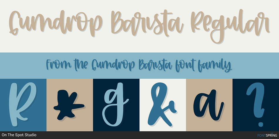 Gumdrop Barista Regular Font