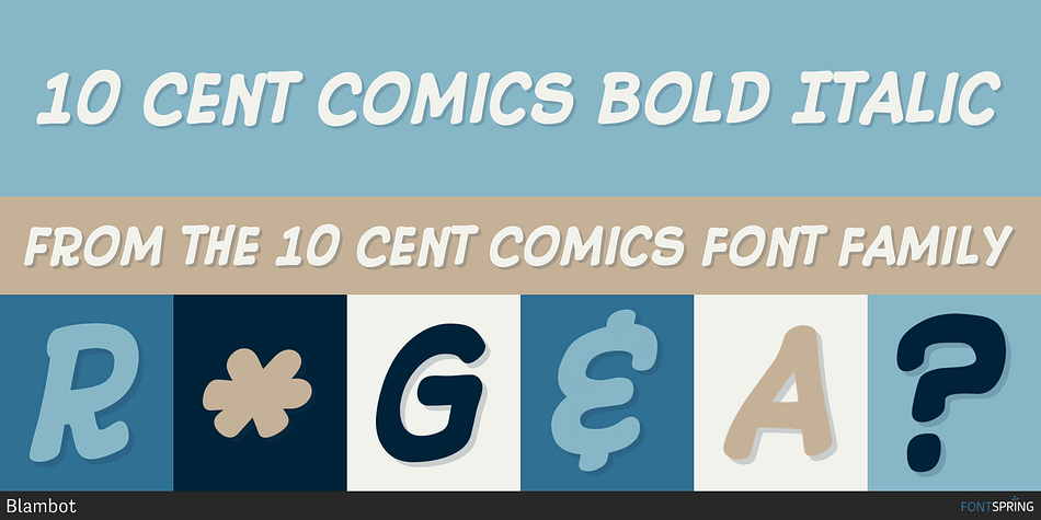 10 Cent Comics Font