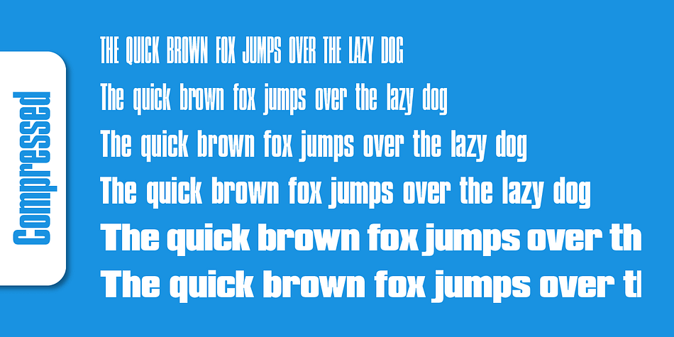 Compressed Pro Font
