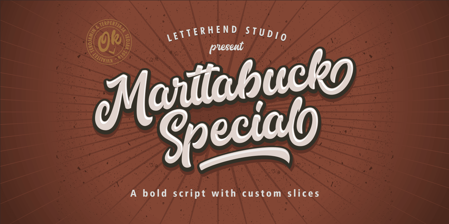 Marttabuck Font
