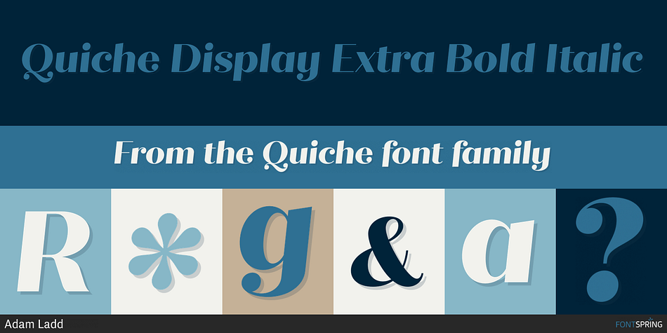 Quiche Display Font