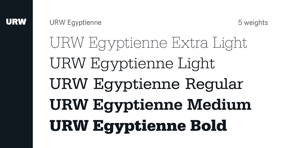 URW Egyptienne Font