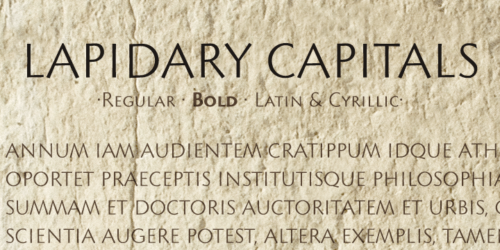 Lapidary Capitals Font