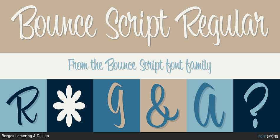 Bounce Script Font