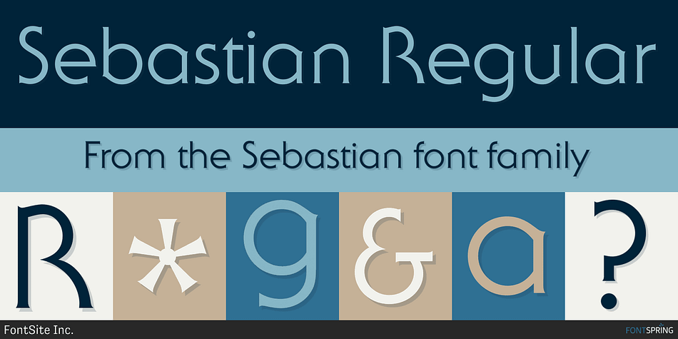 Sebastian Font Family by FontSite Inc. - Fontspring
