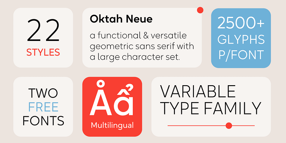 Oktah Neue Font
