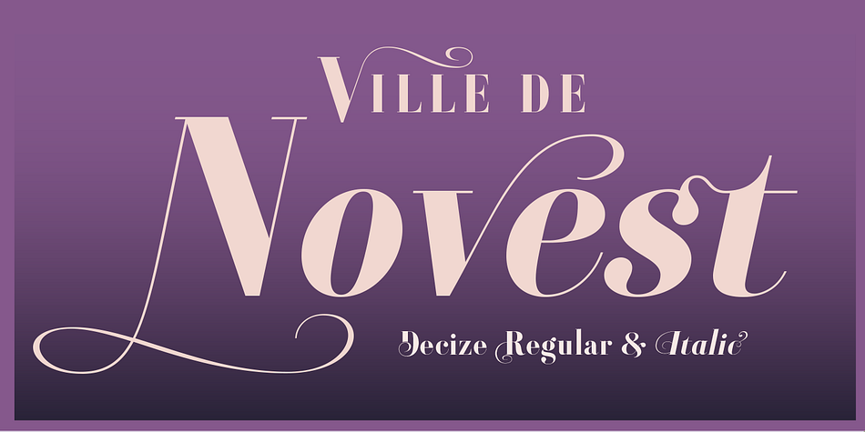 Decize Font | Fontspring