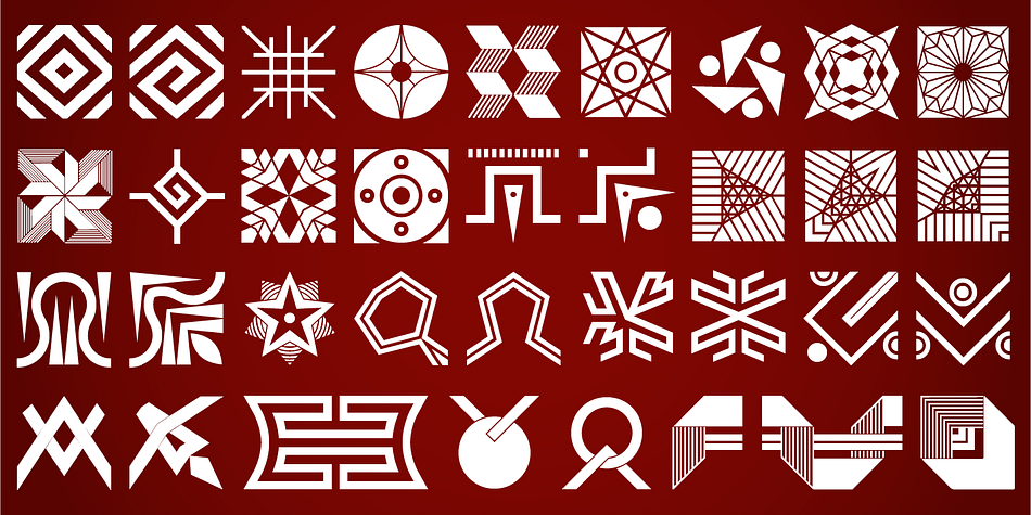 LTC Keystone Ornaments Font