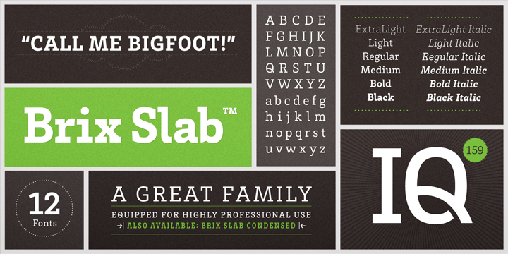 Brix Slab Font