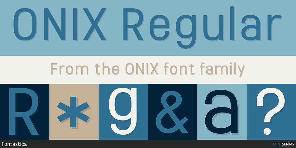 ONIX Regular Font
