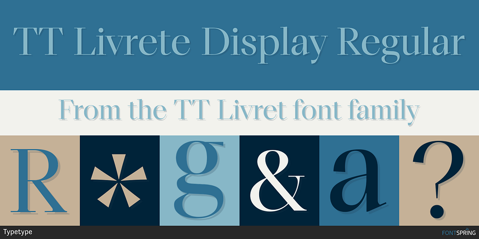 TT Livrete Display Regular Font