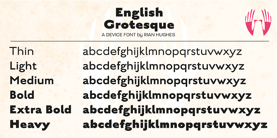 English Grotesque Font