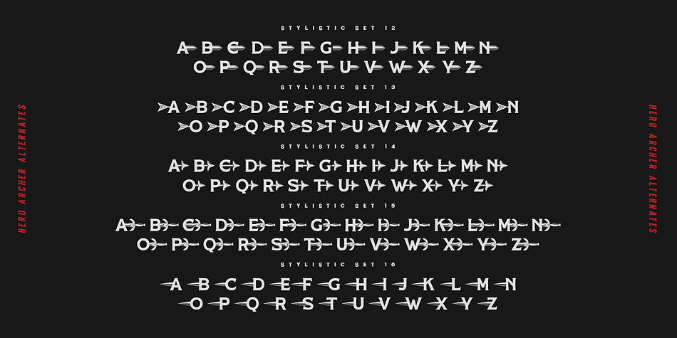 The Hero Archer Font