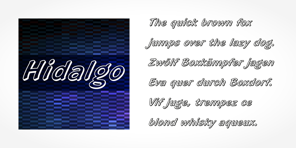 Hidalgo Pro Font