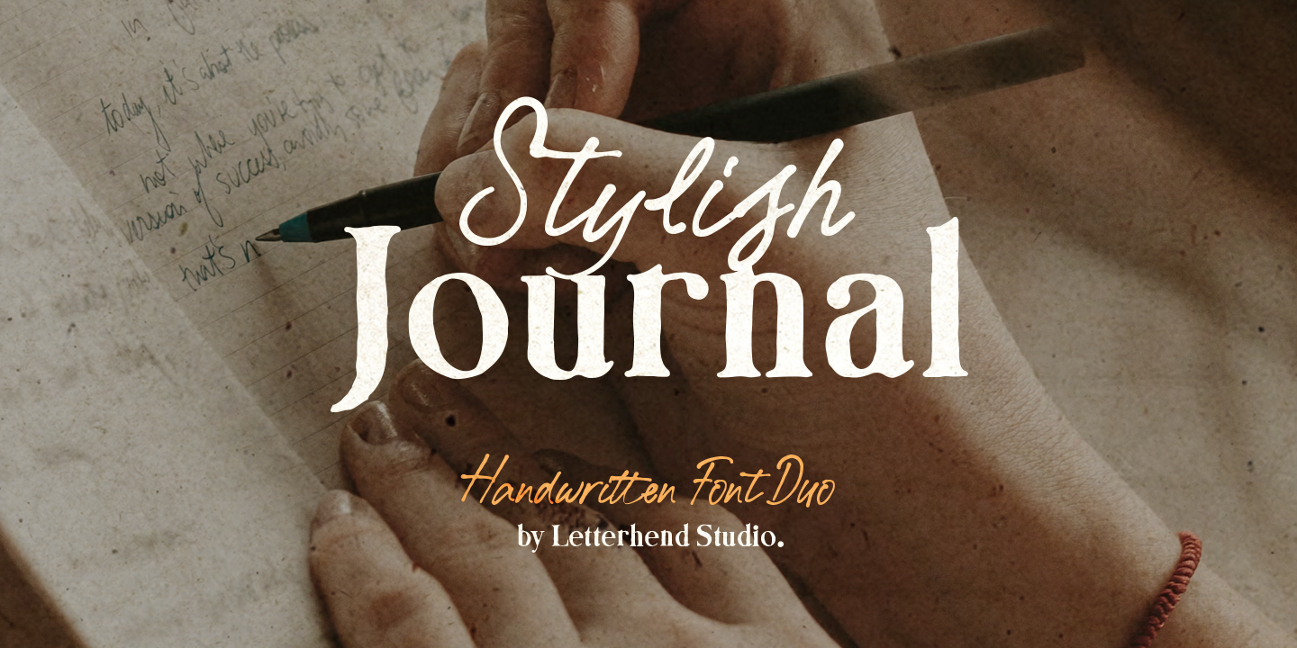 Stylish Journal Font