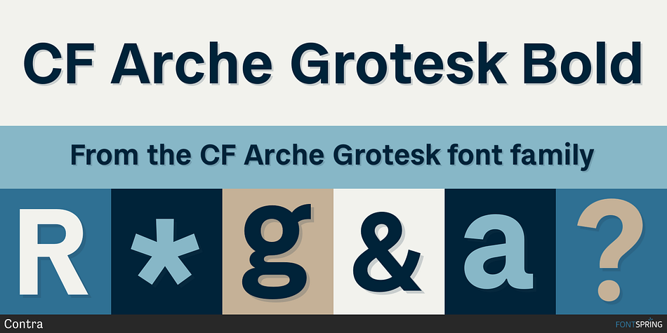 CF Arche Grotesk Bold Font