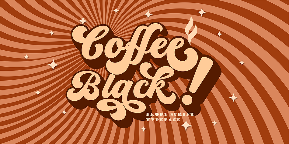 Brody Script Extrude Font