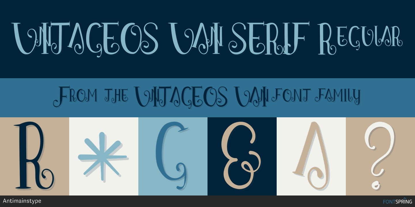 VINTAGEOS VAIN Font