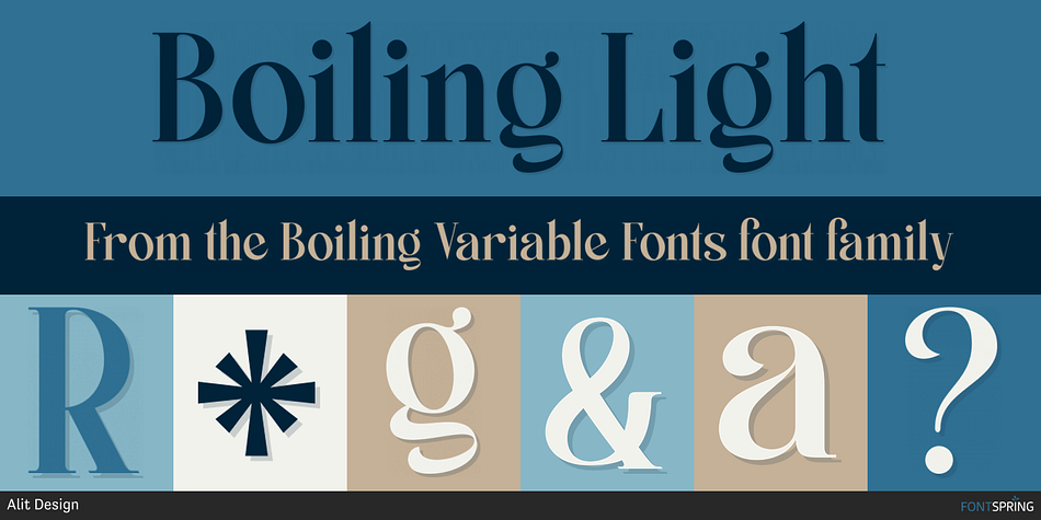 Boiling Light Font