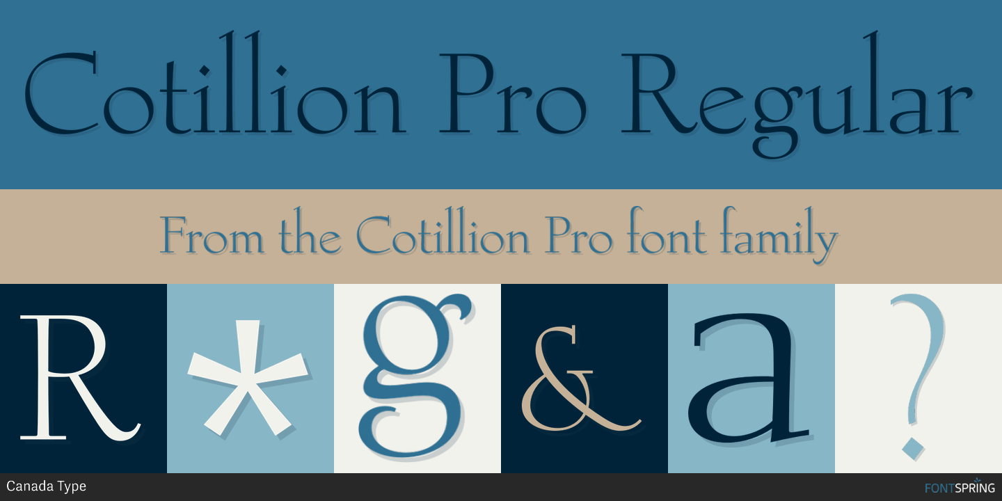 Fonts similar to Cotillion Pro