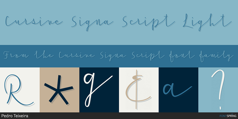 Cursive Signa Script Light Font