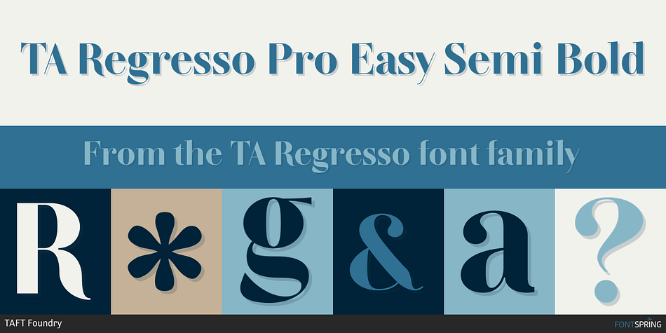 TA Regresso Pro Easy Semi Bold Font