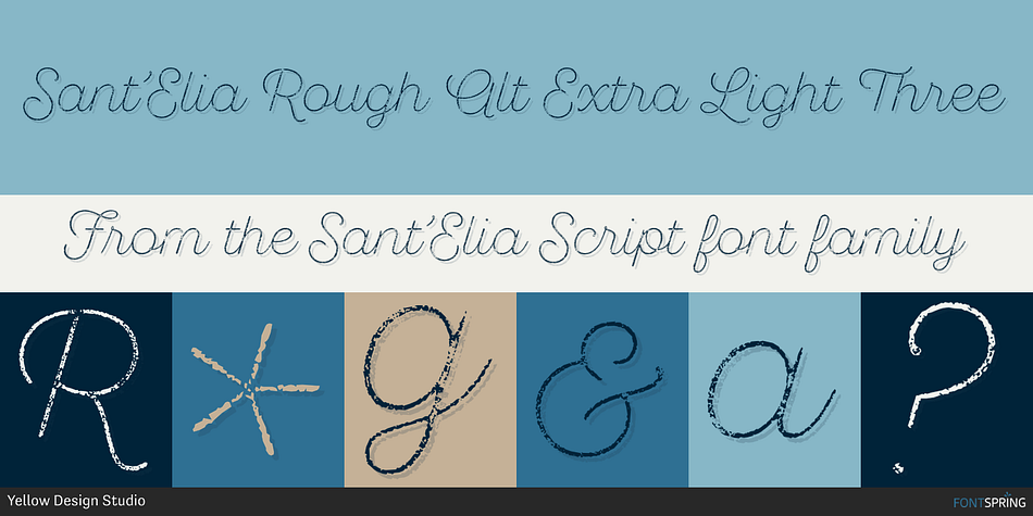 Sant’Elia Rough Font