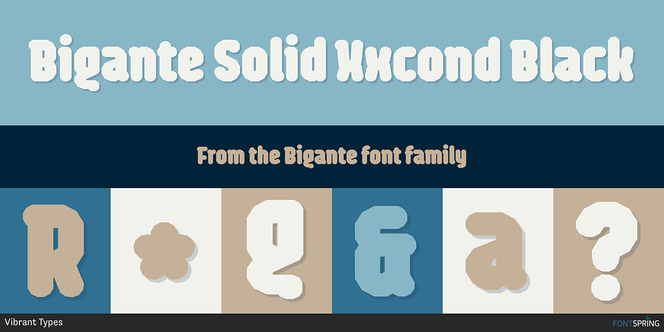 Bigante Solid Xxcond Black Font