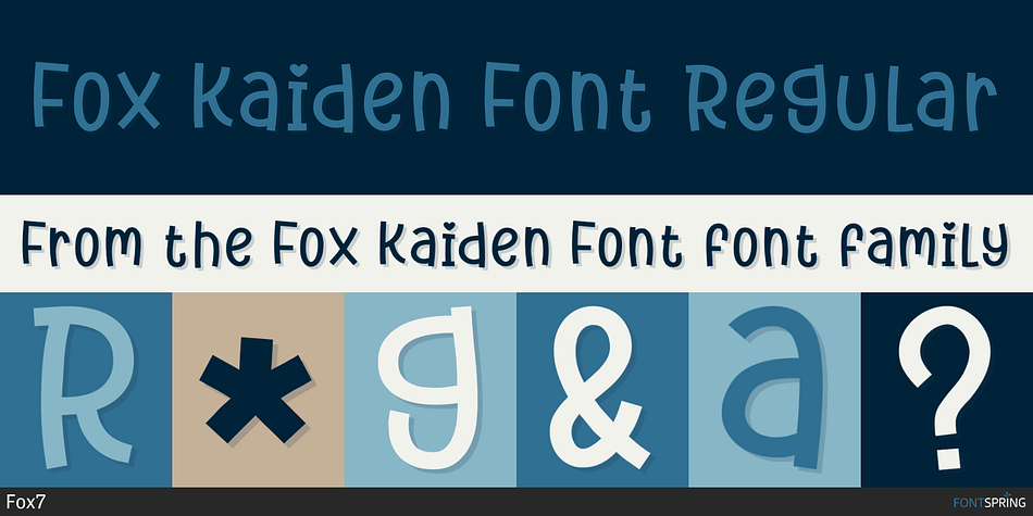 Fox Kaiden Font Regular Font