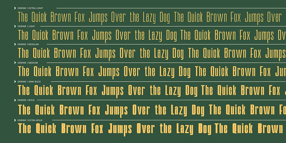 Odrine Font