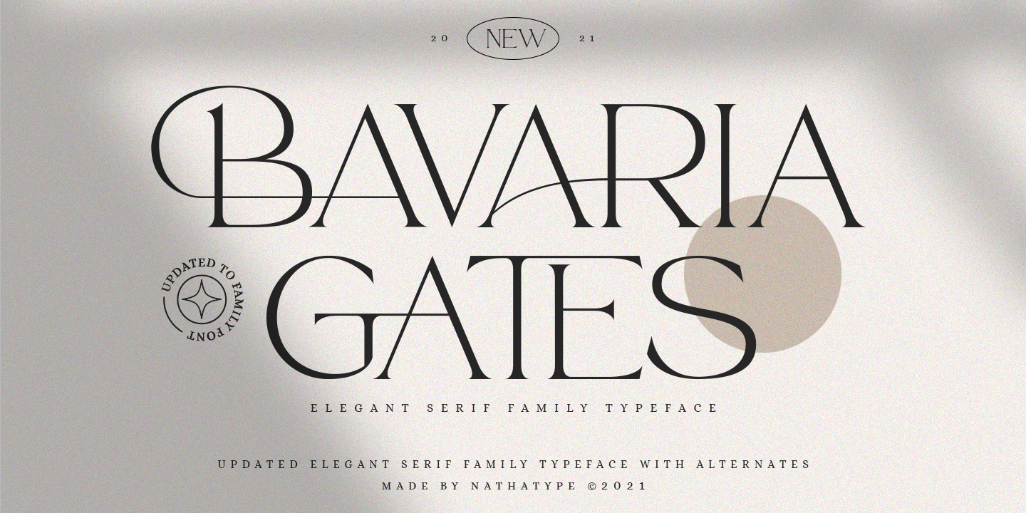 Bavaria Gates Font