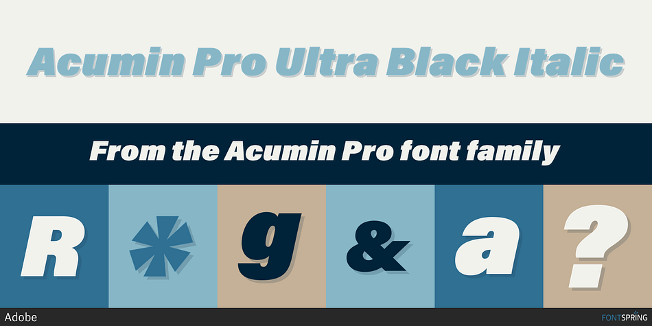 Acumin Pro Font