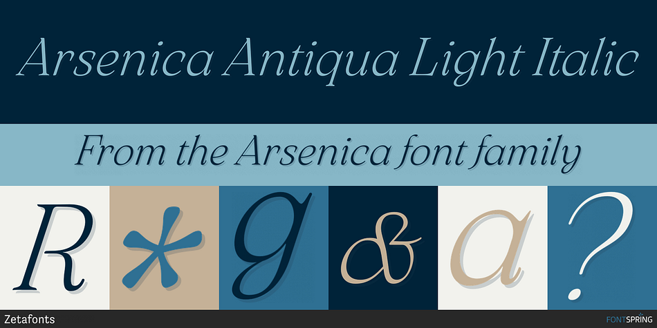 Arsenica Antiqua Pack Font
